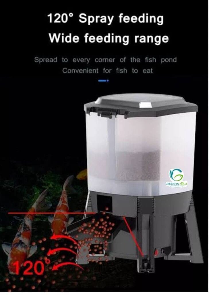 Automatic feeder Grech CFF 206 Solar Programmable Fish Feeder 1-6 Feeds ...