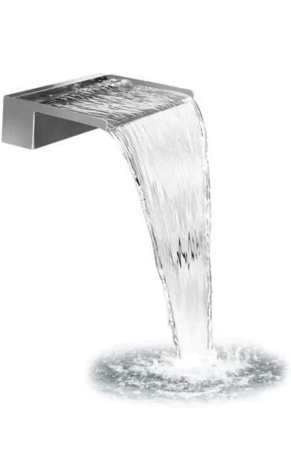 SS Cascade Waterfall, Stainless Steel Cascade Blade Nozzle, Water ...
