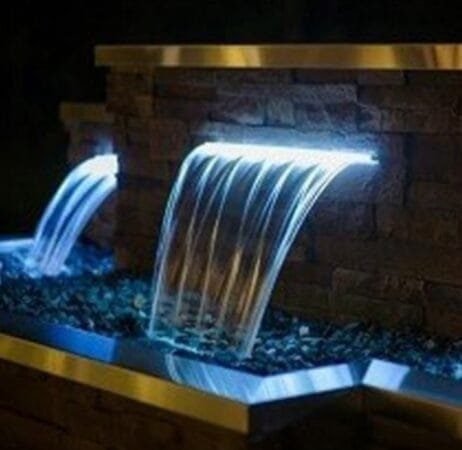 SS Cascade Waterfall, Stainless Steel Cascade Blade Nozzle, Water ...