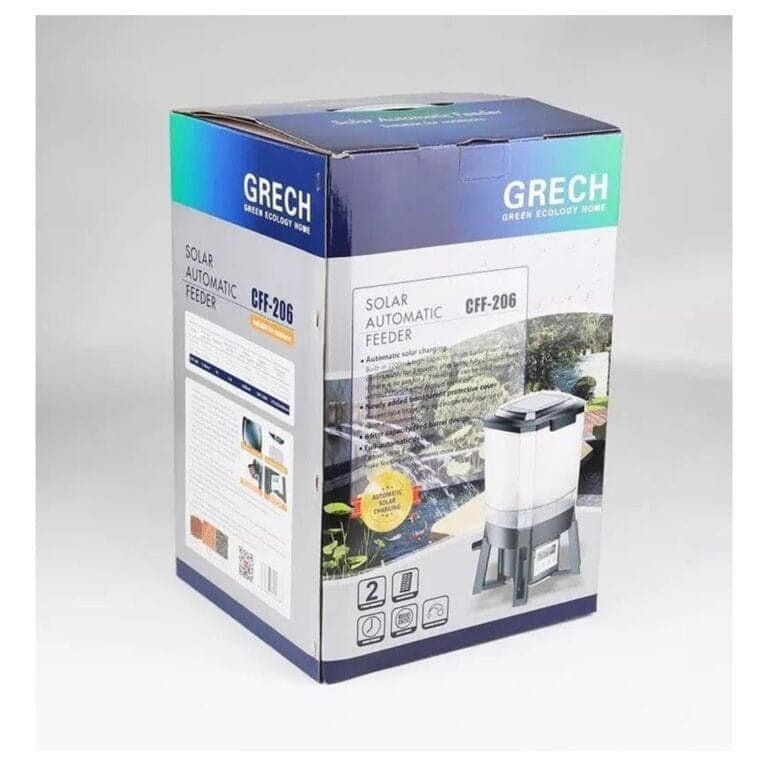 Automatic feeder Grech CFF 206 Solar Programmable Fish Feeder 1-6 Feeds ...