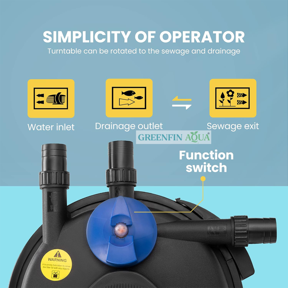 Sunsun Cpf 5000 Bio Pressure Pond Filter UVC 11W Original from Sunsun ...