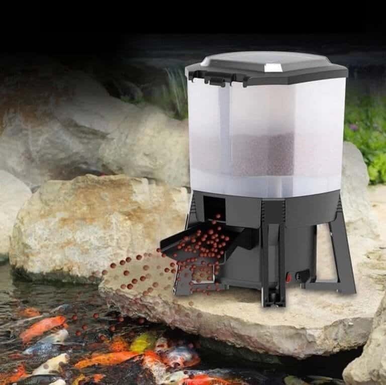 Automatic feeder Grech CFF 206 Solar Programmable Fish Feeder 1-6 Feeds ...